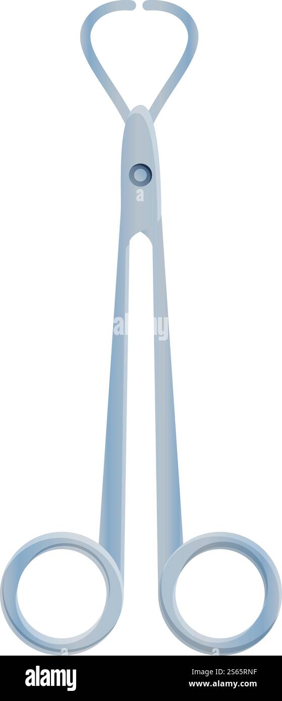 Surgical forceps icon. Cartoon of surgical forceps vector icon for web ...