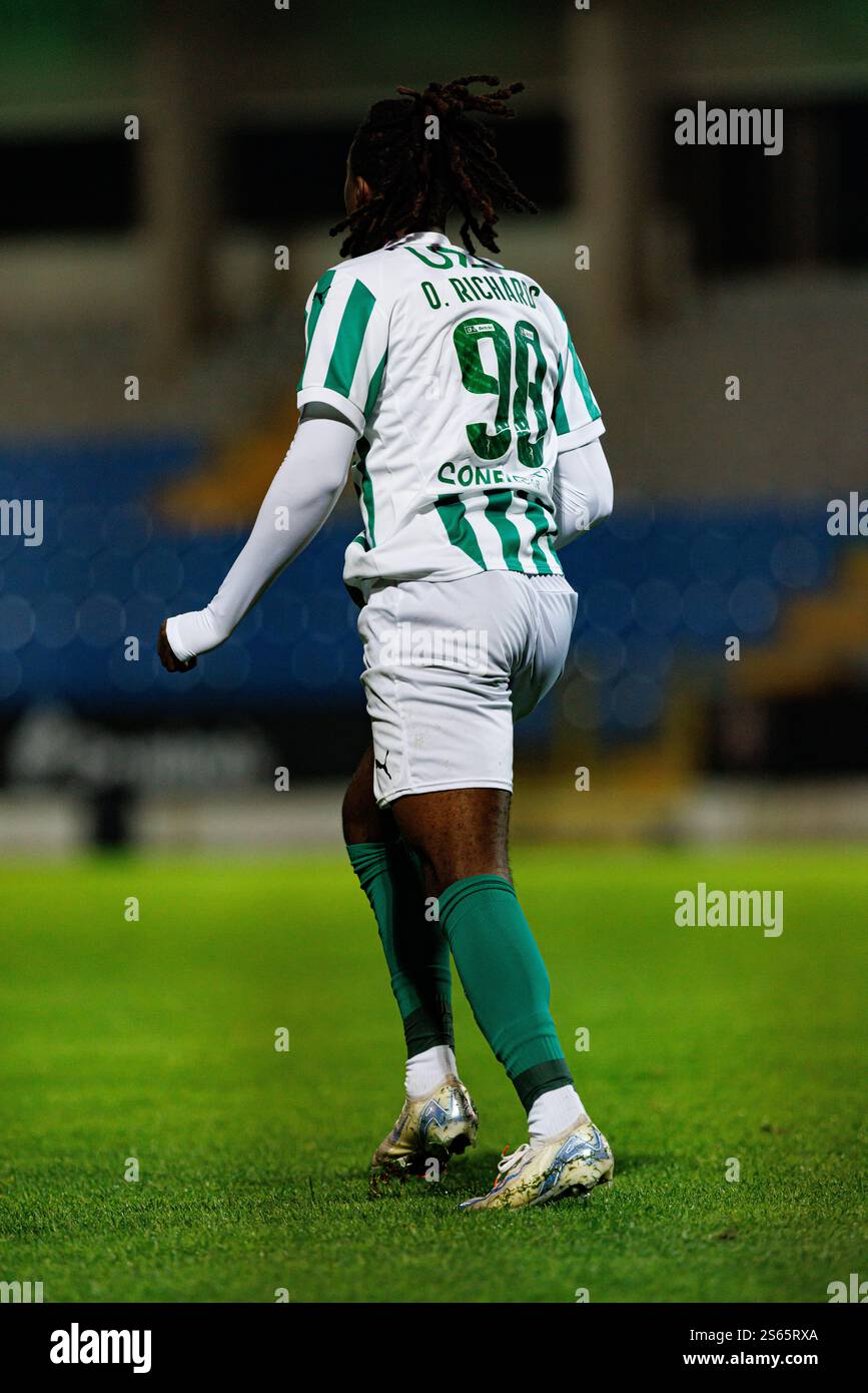 Omar Richards seen in action during Taca De Portugal game between teams ...