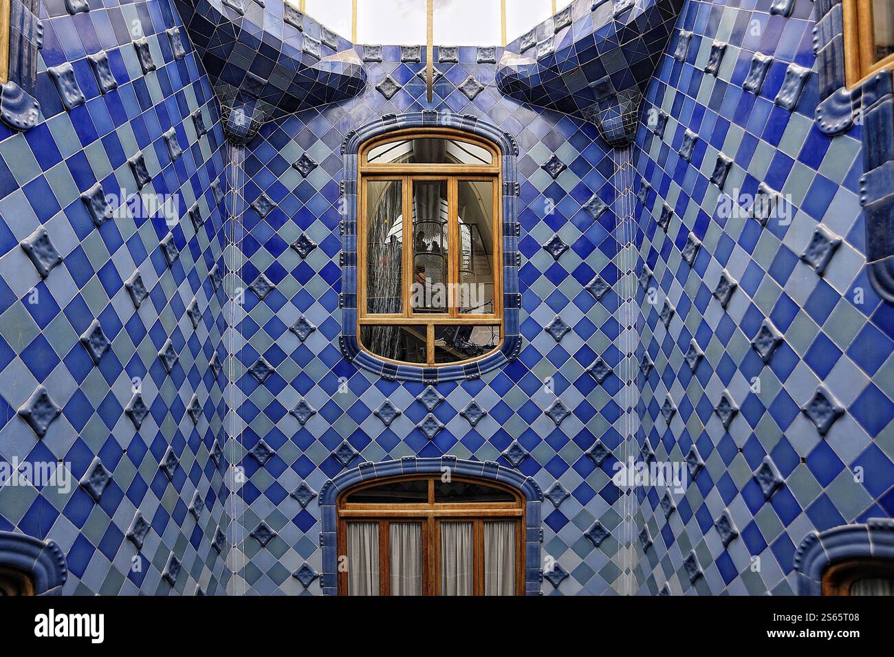 Antoni Gaudi house and artworks Stock Photo - Alamy