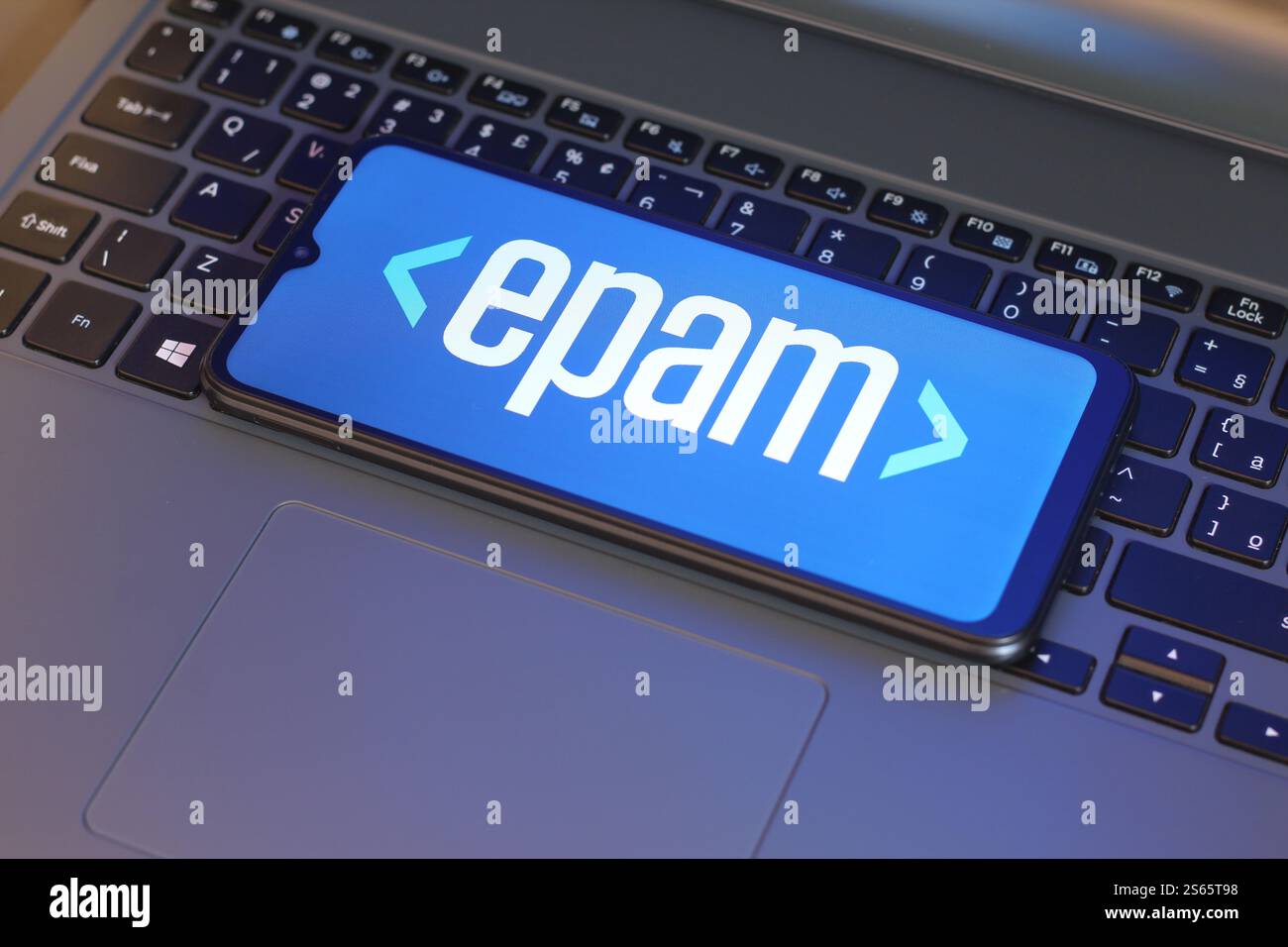 Canada. 15th Jan, 2025. In this photo illustration, the EPAM Systems ...