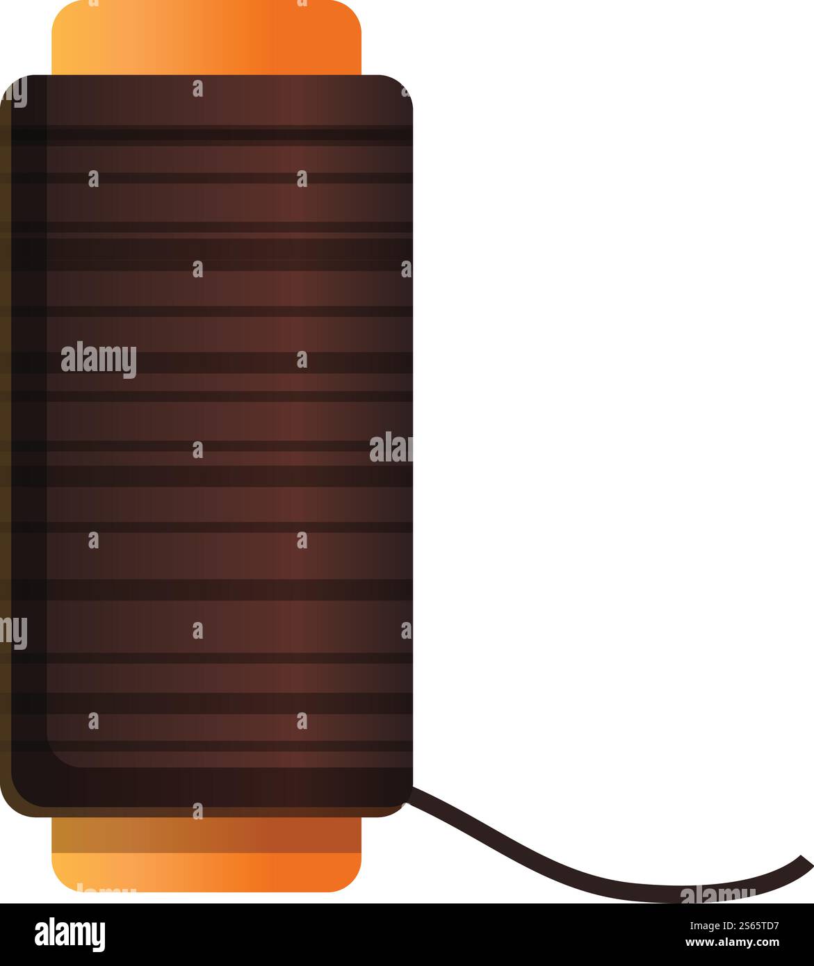 Spool sewing thread icon. Cartoon of spool sewing thread vector icon ...