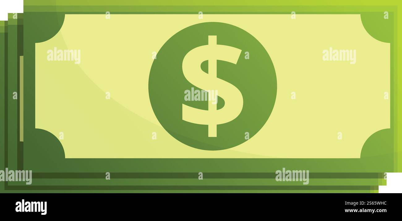 Money cash icon. Cartoon of money cash vector icon for web design ...