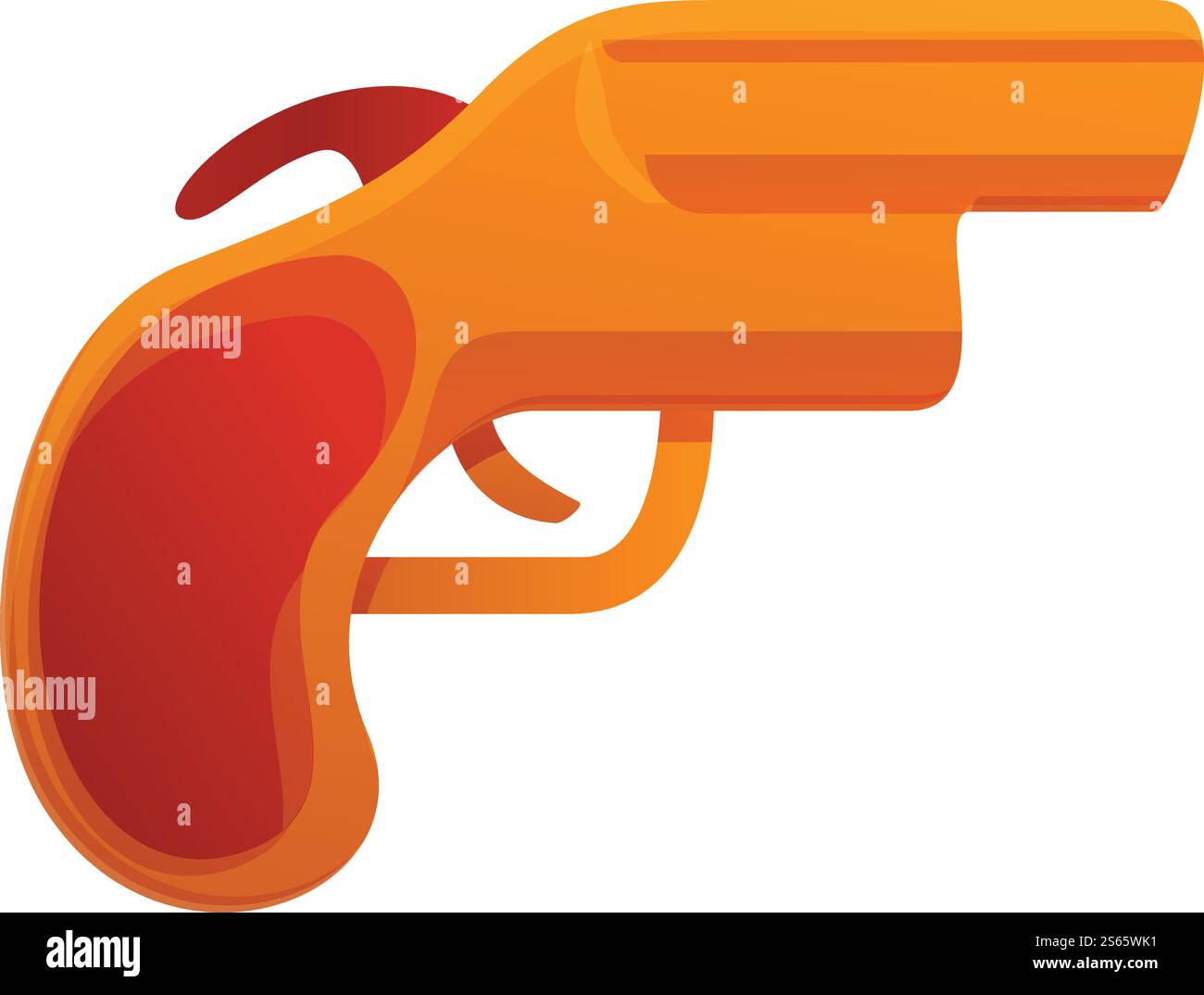 Signal revolver icon. Cartoon of signal revolver vector icon for web ...