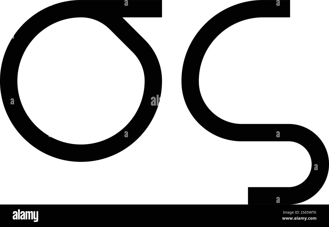 Sigma greek symbol small letter lowercase font icon black color vector ...