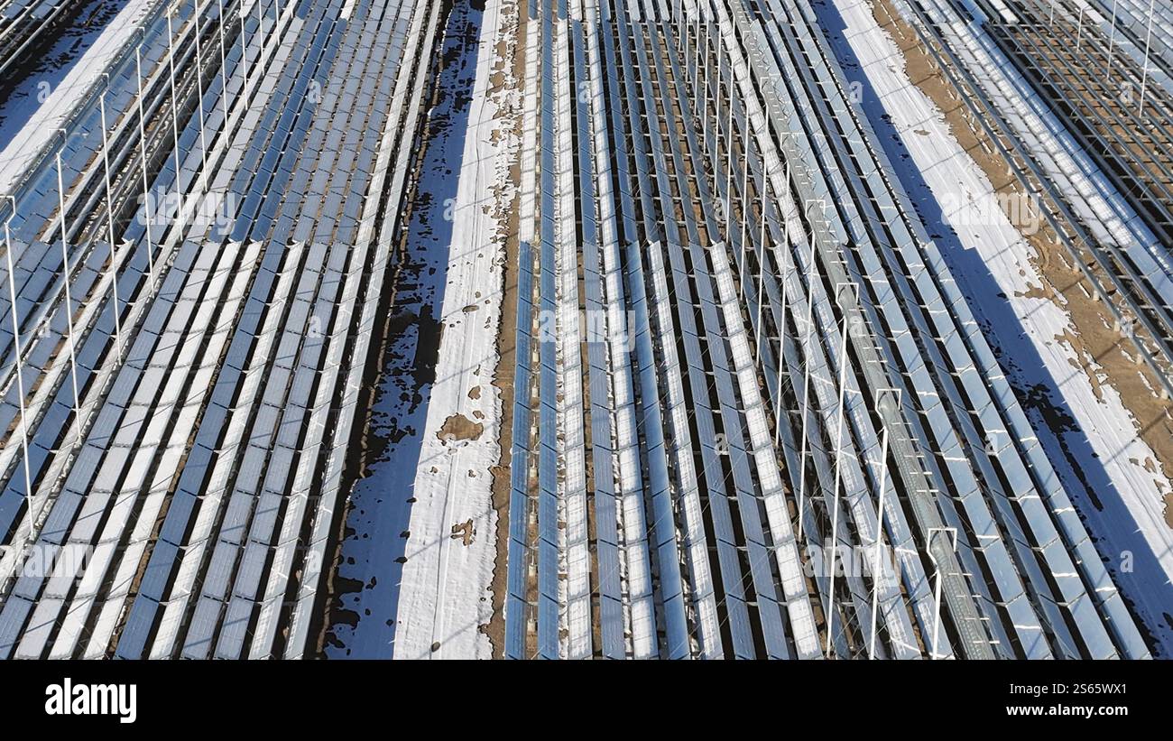 HAMI, CHINA - JANUARY 15, 2025 - An aerial photo of China's largest ...