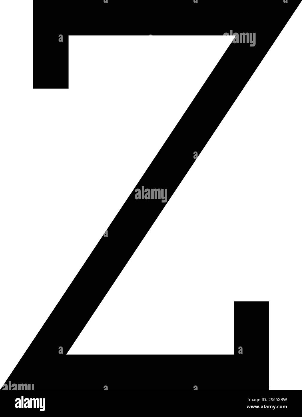 Zeta greek symbol capital letter uppercase font icon black color vector ...