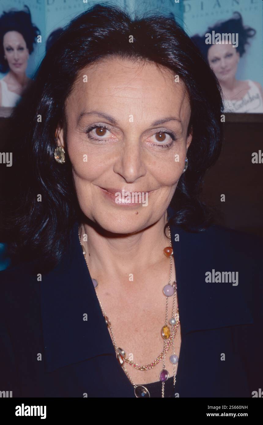Diane von Furstenberg signing her book, "Diane: A Signature Life" at ...