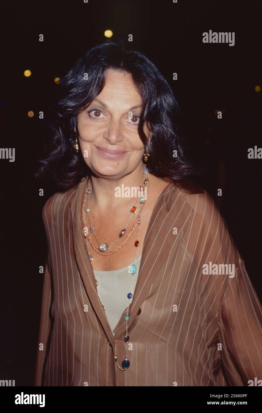 Diane von Furstenberg attends the premiere of "Stealing Beauty" at Sony ...