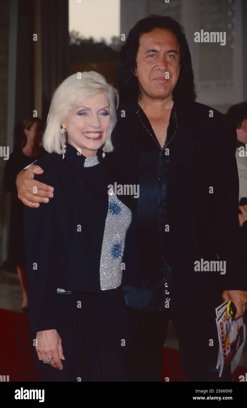 Deborah "Debbie" Harry and Gene Simmons attend The Fragrance Foundation ...