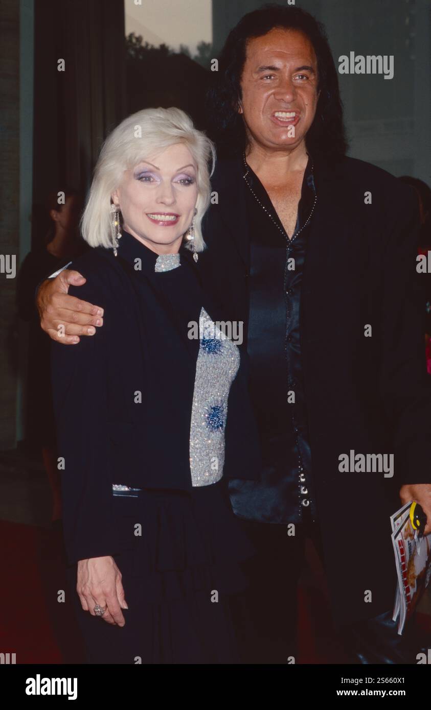 Deborah "Debbie" Harry and Gene Simmons attend The Fragrance Foundation ...