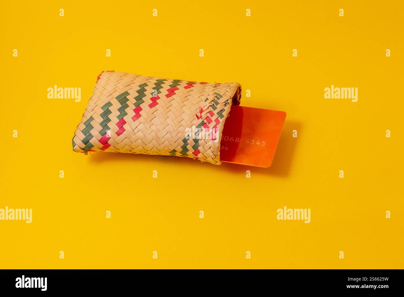 Traditional African straw wallet now perfectly sized for carrying ...