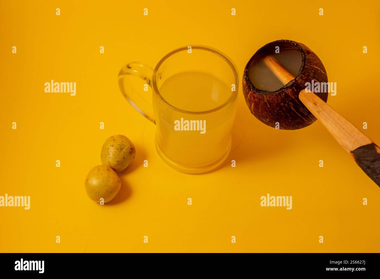 Freshly squeezed Marula (Sclerocarya birrea, Morula, Maroela, Mufula ...