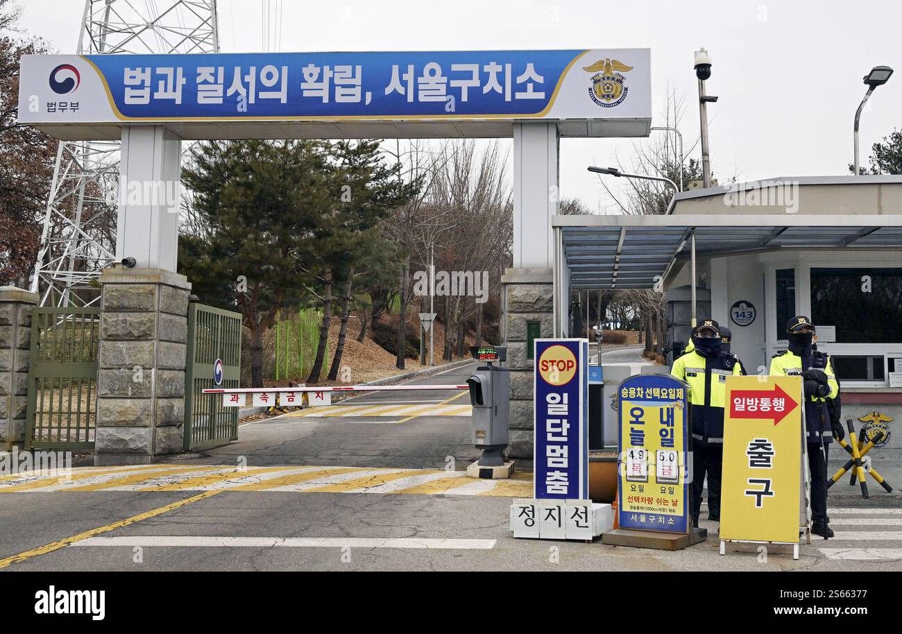 Photo shows Seoul Detention Center in Uiwang, near Seoul on Jan. 16 ...
