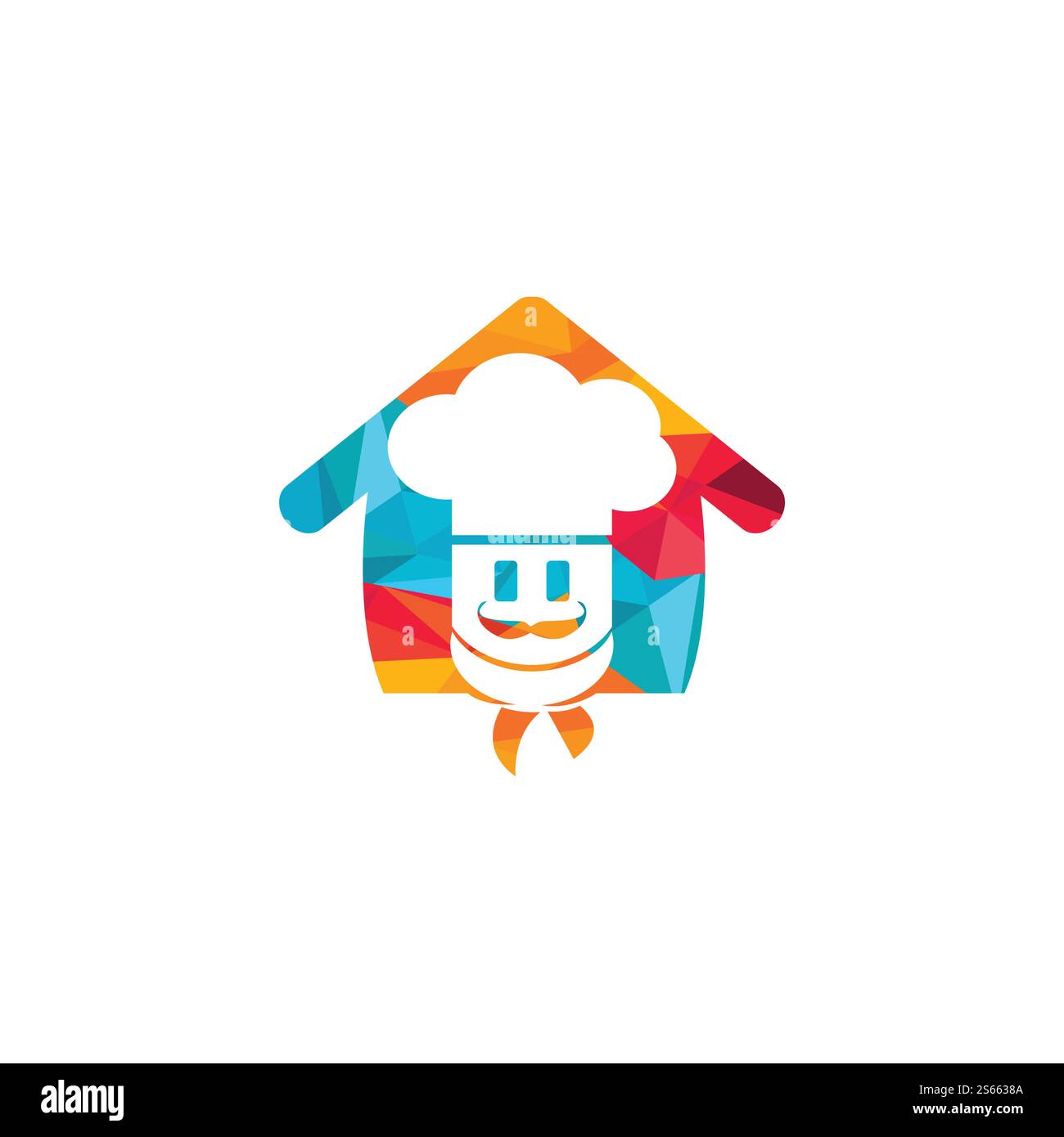 Home chef vector logo design. Food house logo concept Stock Vector ...