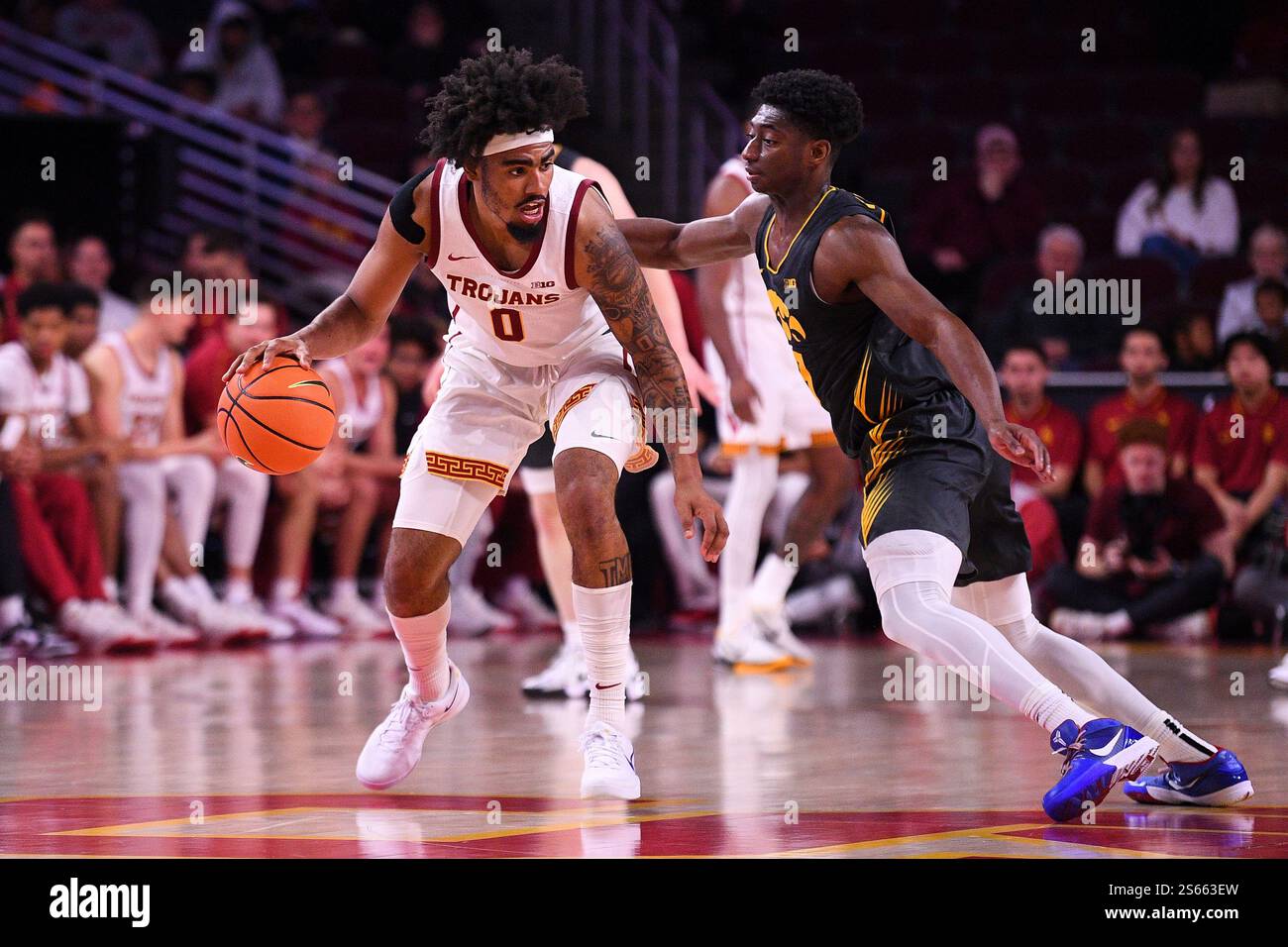 LOS ANGELES, CA - JANUARY 14: USC Trojans forward Saint Thomas (0 ...