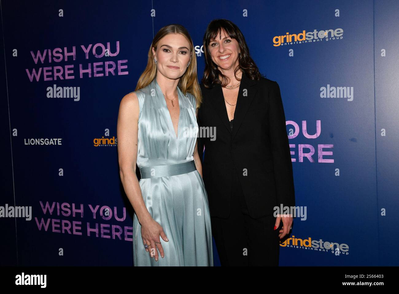 Julia Stiles, left, and Molly Conners attend the special screening of ...