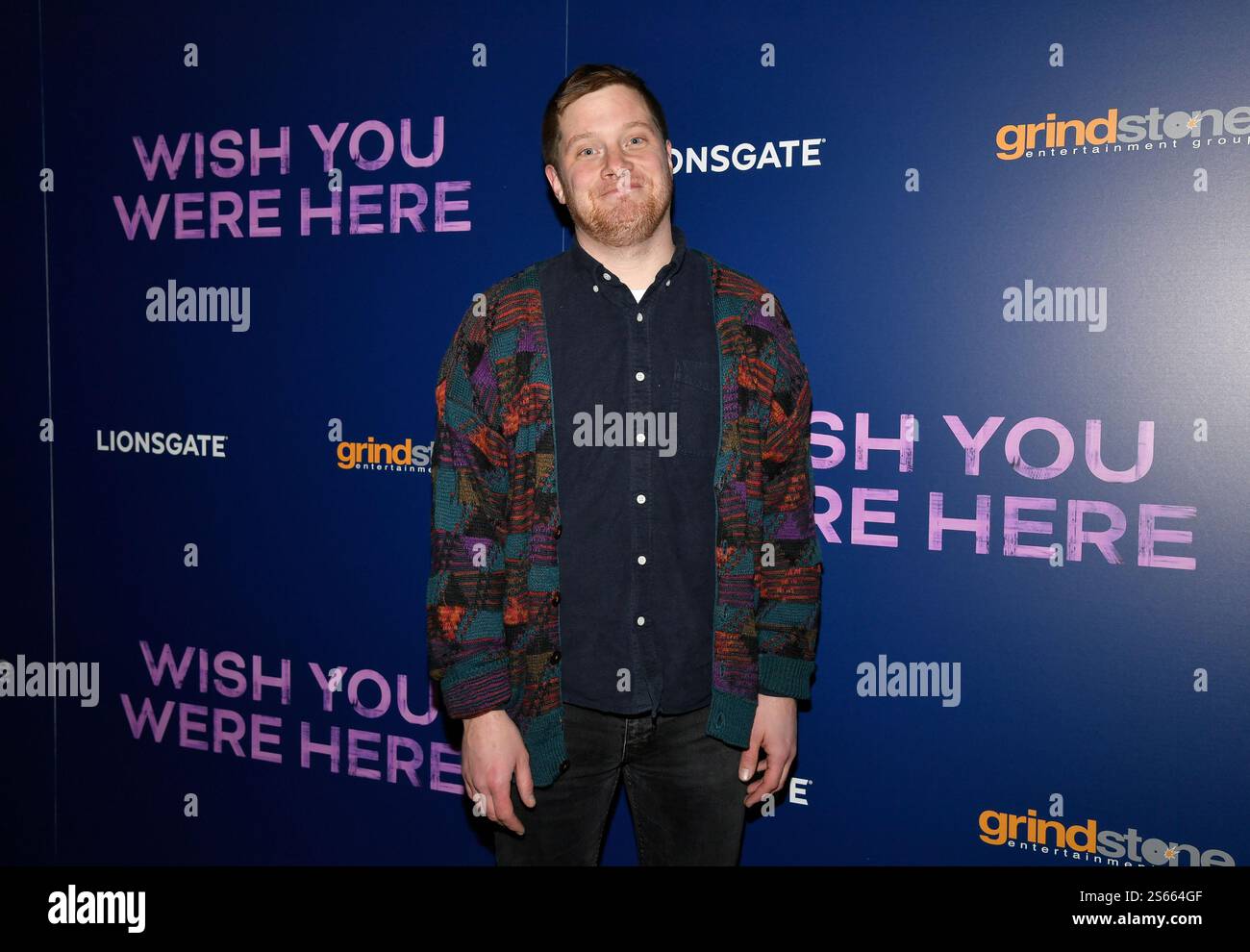 Josh Caras attends the special screening of Lionsgate's "Wish You Were ...