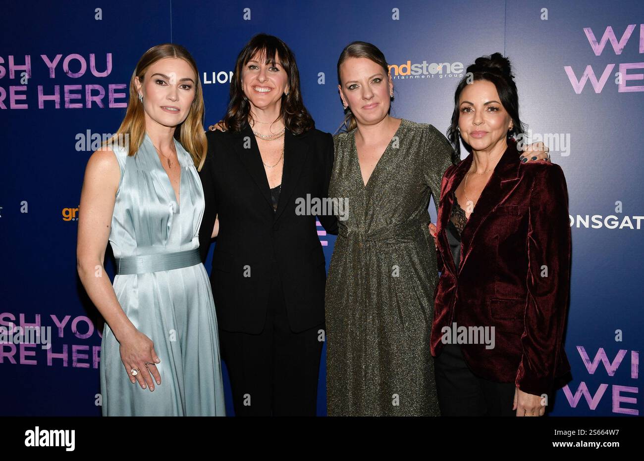 Julia Stiles, left, Molly Conners, Amanda Bowers and Renee Carlino ...