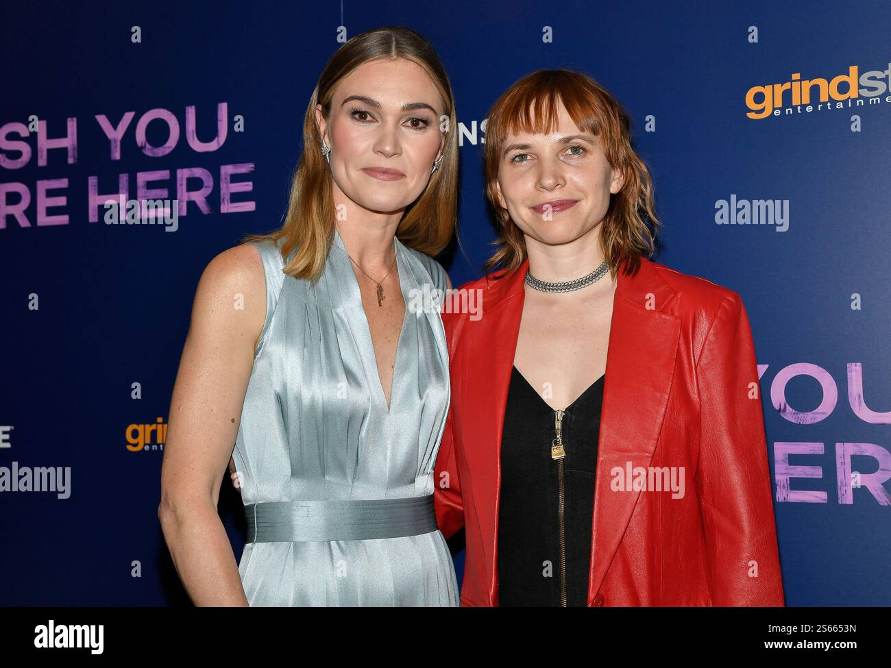Julia Stiles, left, and sister Jane Stiles attend the special screening ...