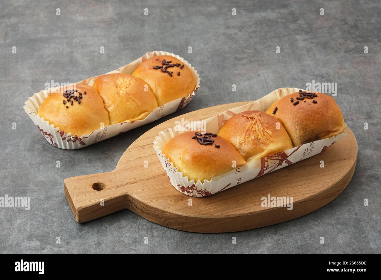 Roti Keju Coklat, bread with chocolate and cheese flavors, sweet and ...