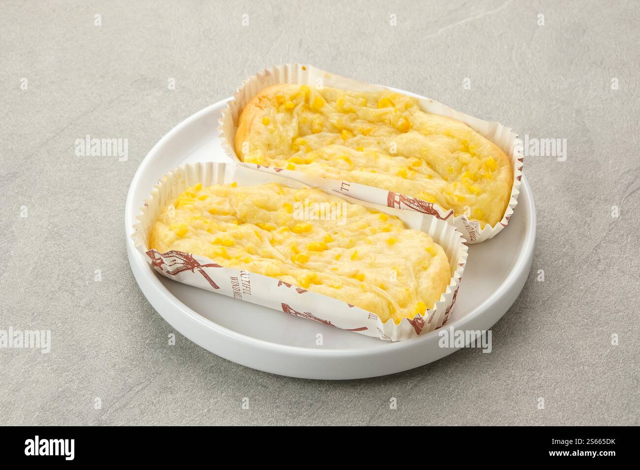 Roti Jasuke, Sweet Corn Cake, sweet and creamy Stock Photo - Alamy