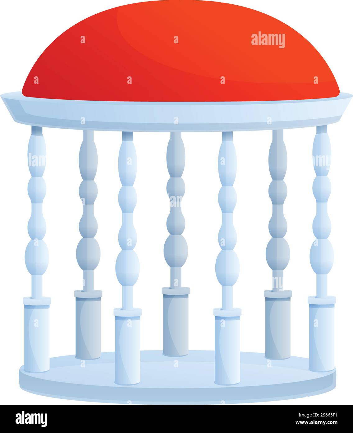 Patio gazebo icon. Cartoon of patio gazebo vector icon for web design ...