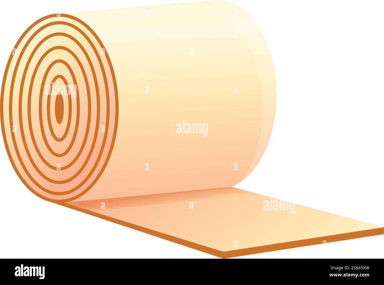 Construction metal roll icon. Cartoon of construction metal roll vector ...