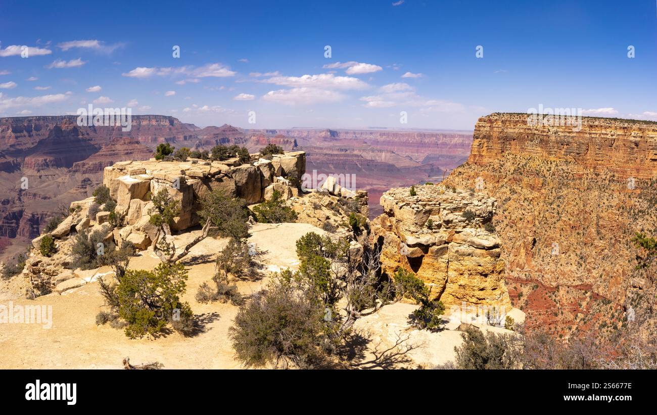 Grand Canyon at Grandview Point, South Rim, Arizona. USA Stock Photo ...