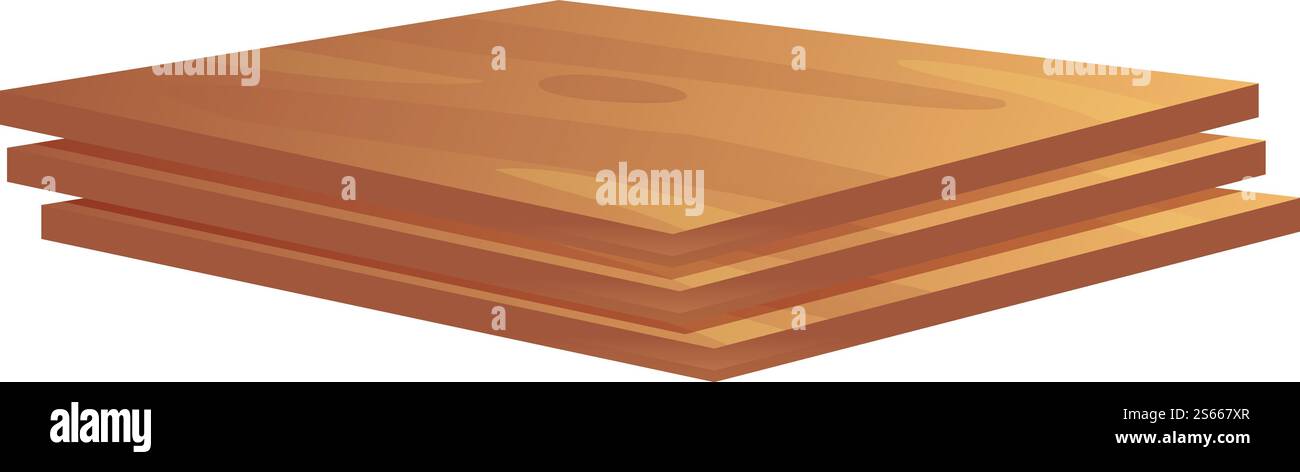 Wood panel icon. Cartoon of wood panel vector icon for web design ...