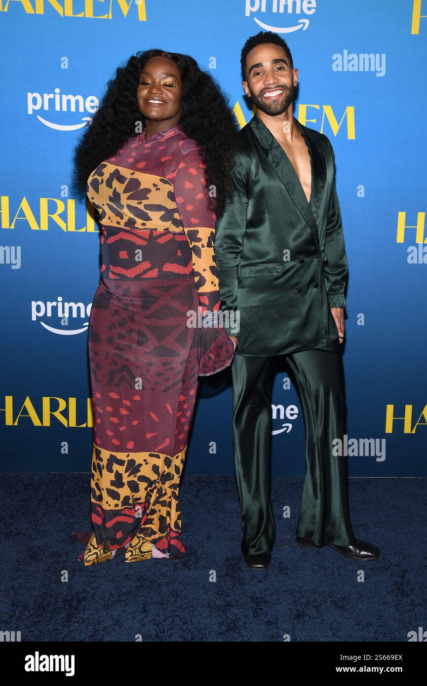 New York, USA. 15th Jan, 2025. (L-R) Shoniqua Shandai and Jonathan ...