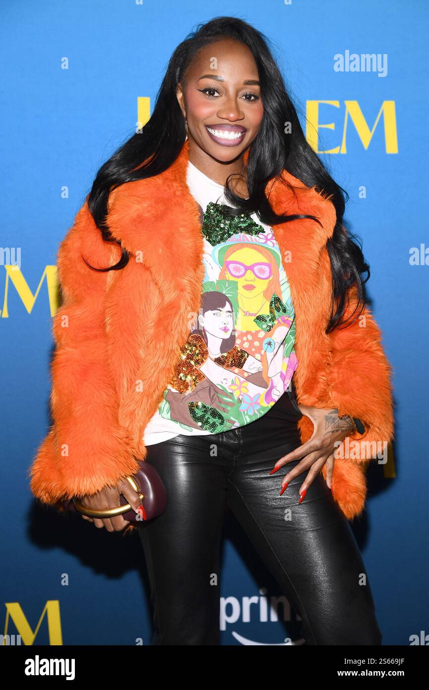 New York, USA. 15th Jan, 2025. Ash Ford attends the 'Harlem' Season 3 ...