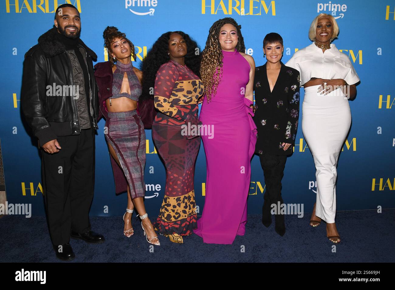New York, USA. 15th Jan, 2025. (L-R) Tyler Lepley, Meagan Good ...