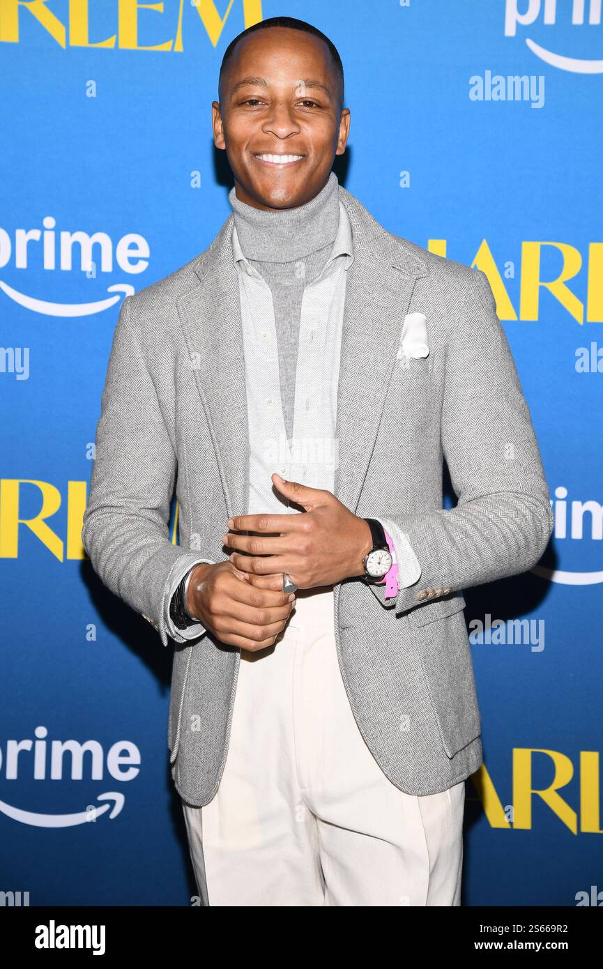 New York, USA. 15th Jan, 2025. Nick Arrington attends the 'Harlem ...