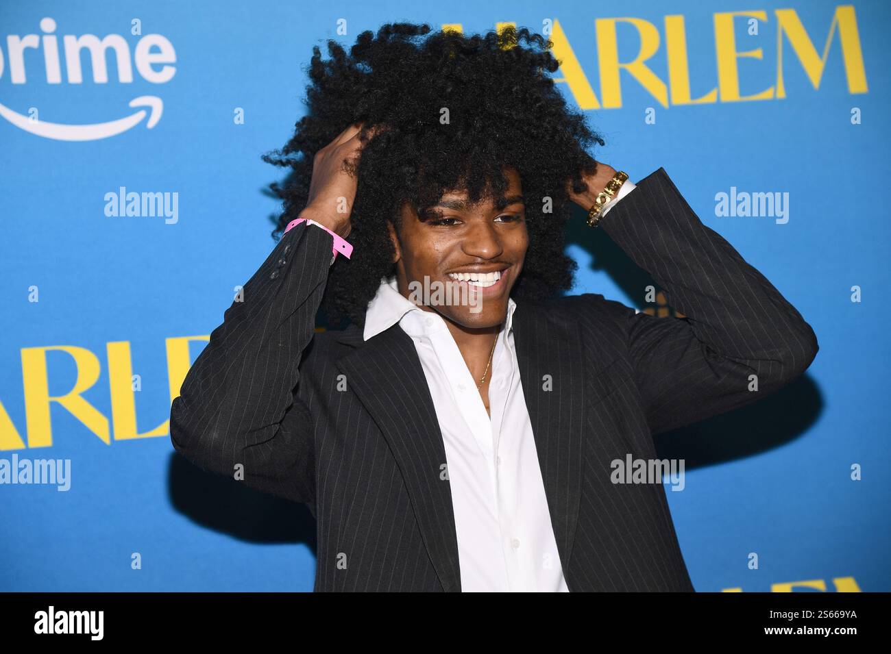 New York, USA. 15th Jan, 2025. Layton Lamell attends the 'Harlem ...