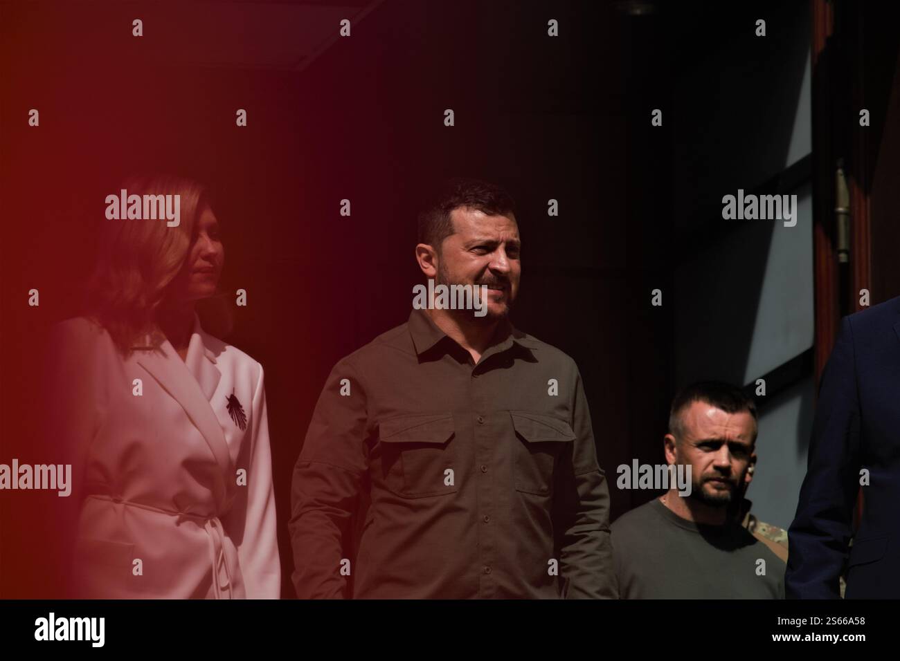 Volodymyr zelensky wife family hi-res stock photography and images - Alamy