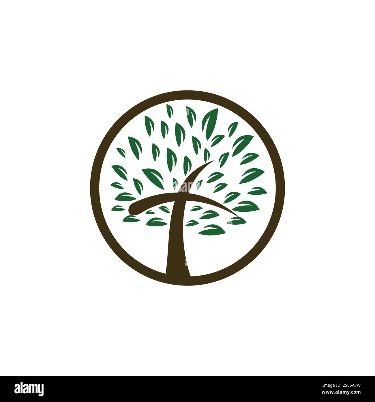 Tree religious cross symbol icon vector design Stock Vector Image & Art ...