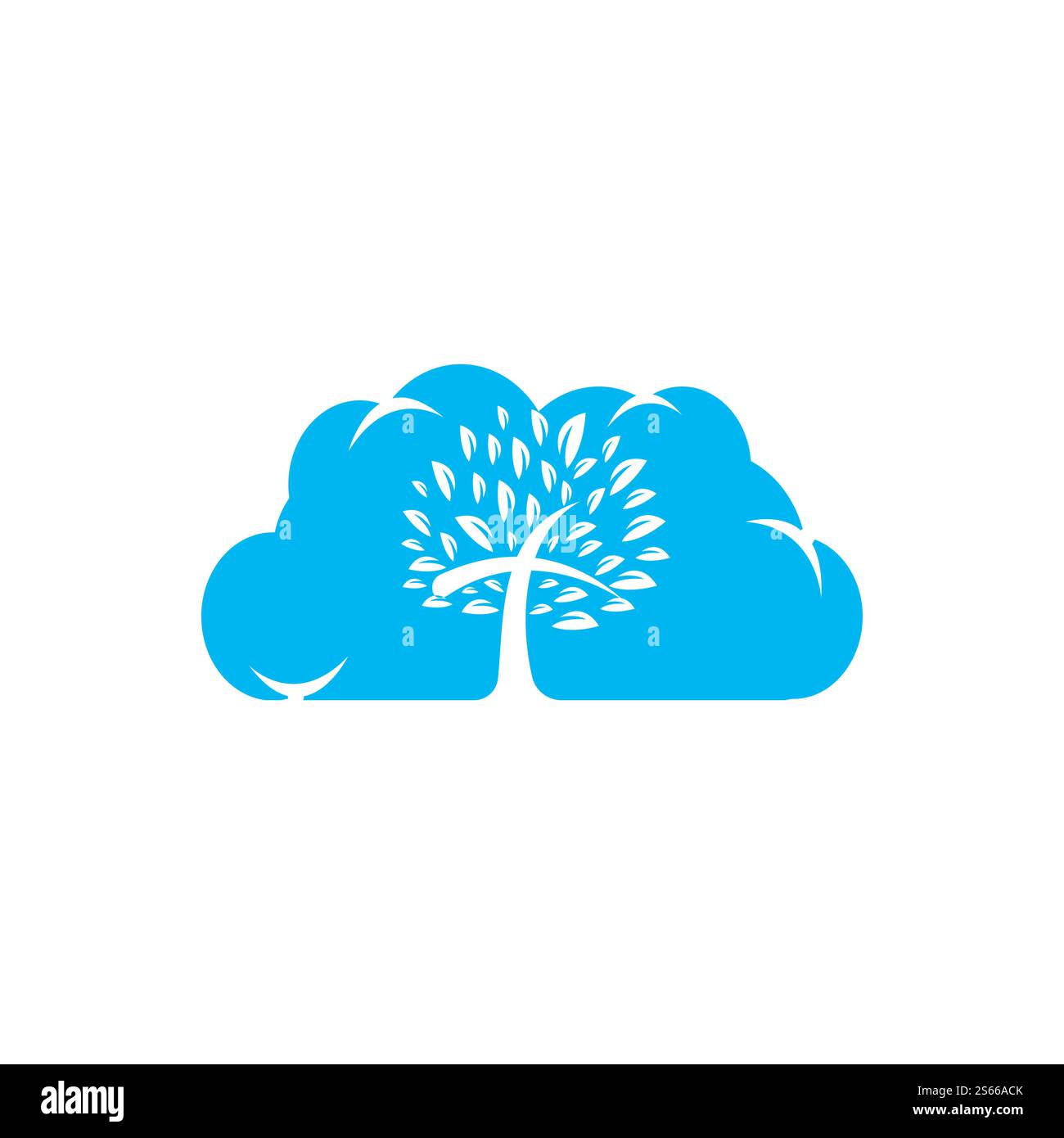 Tree Church Cloud Logo Design Stock Vector Image & Art - Alamy