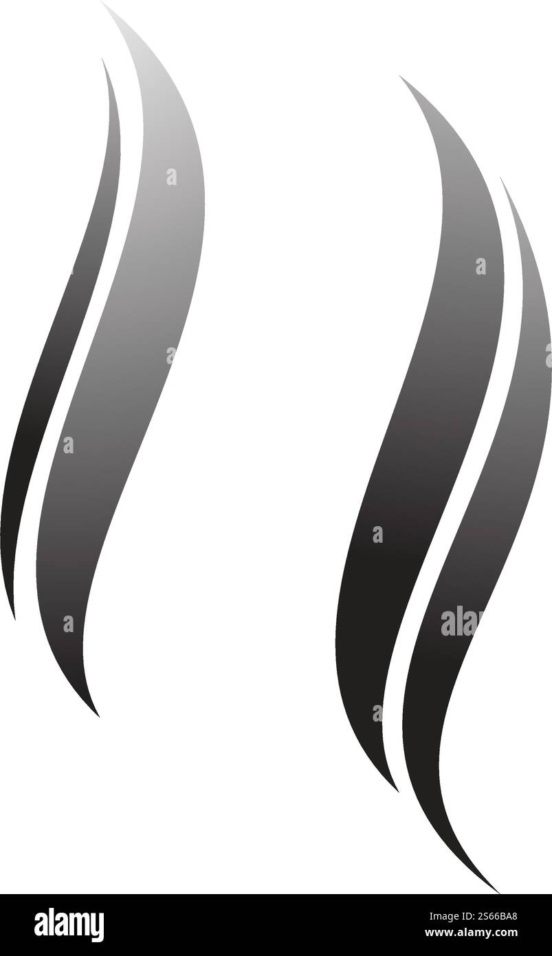 Hair wave logo vector flat design Stock Vector Image & Art - Alamy