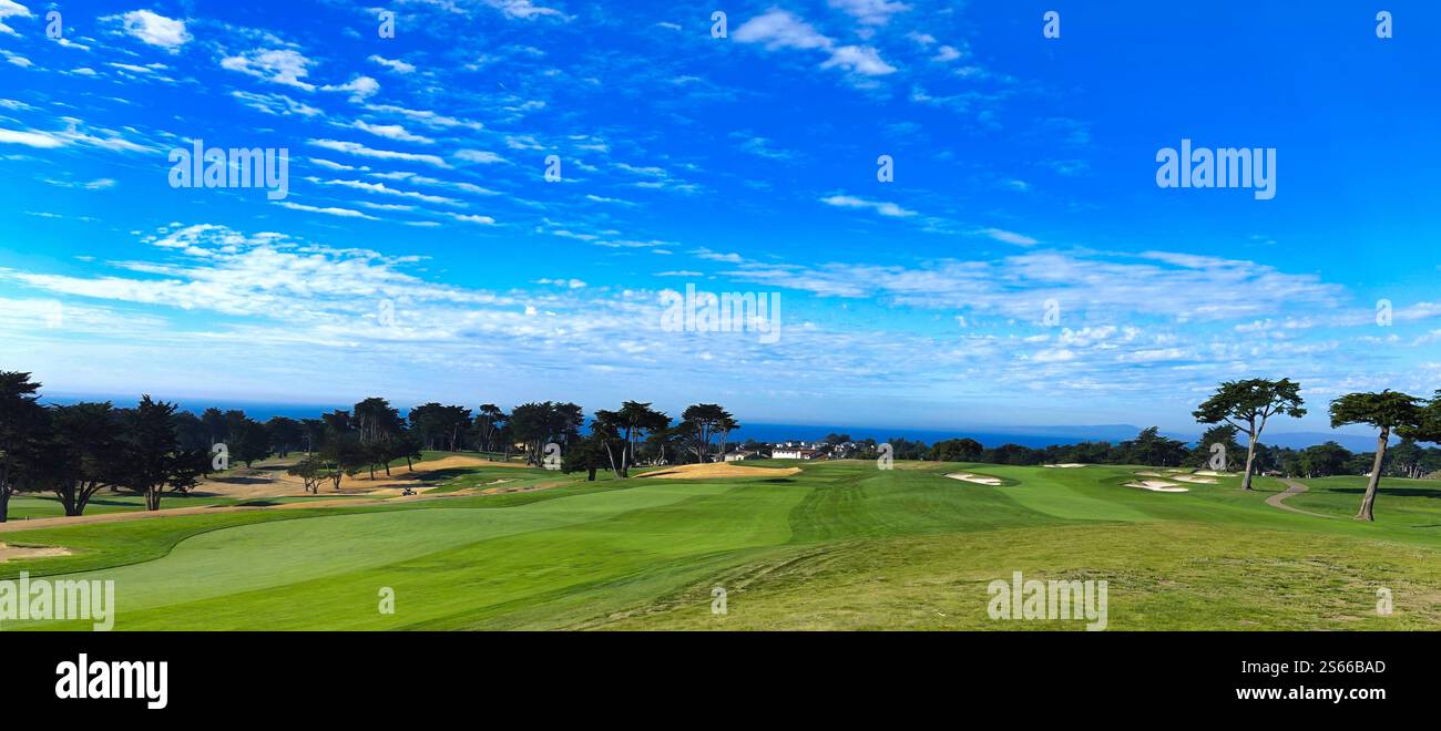 Seaside, California, USA 5th December, 2024 Panorama view of the ...