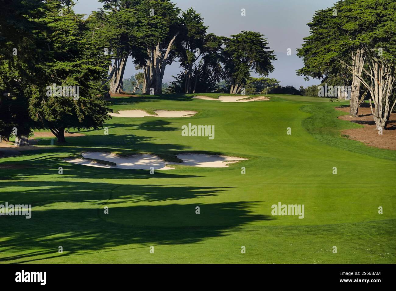 Seaside, California, USA 5th December, 2024 Fairway and bunkers ...
