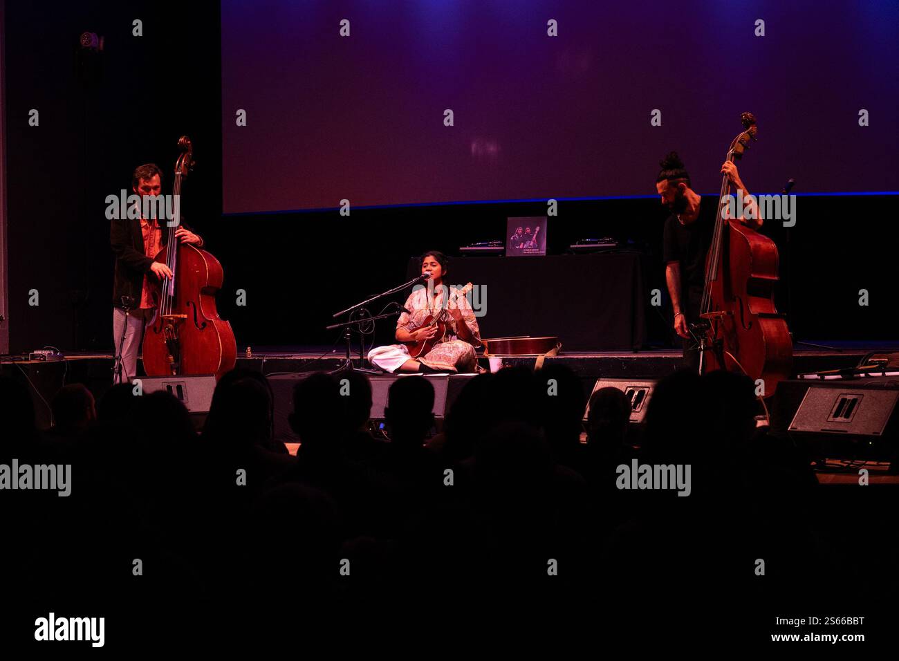 New York, USA. 15th Jan, 2025. Ganavya and band perform Take Two ...