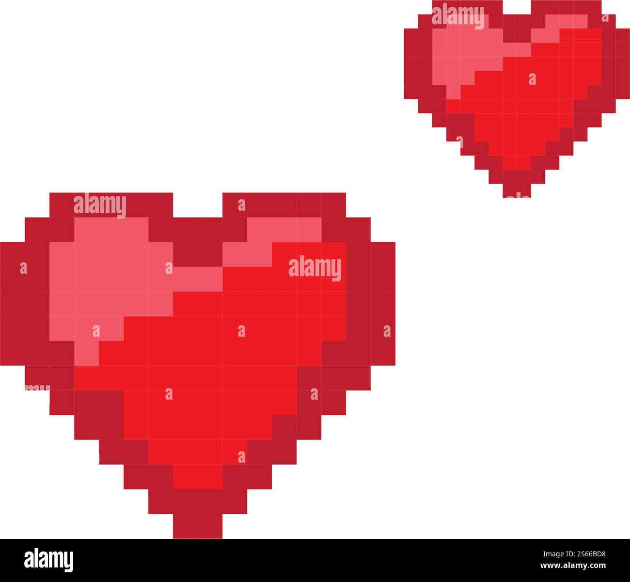 Love pixel art design Logo Vector Template Stock Vector Image & Art - Alamy