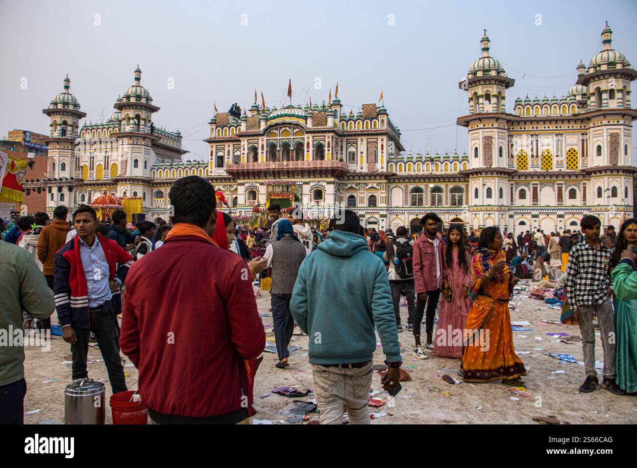 Hustle bustle around Janaki Temple the next day of Bibaha Panchami ...