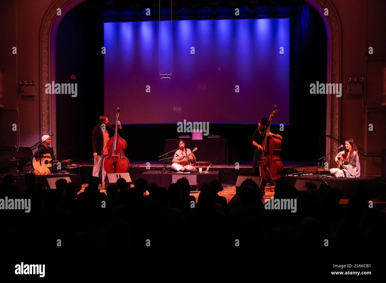 New York, USA. 15th Jan, 2025. Ganavya and band perform Take Two ...