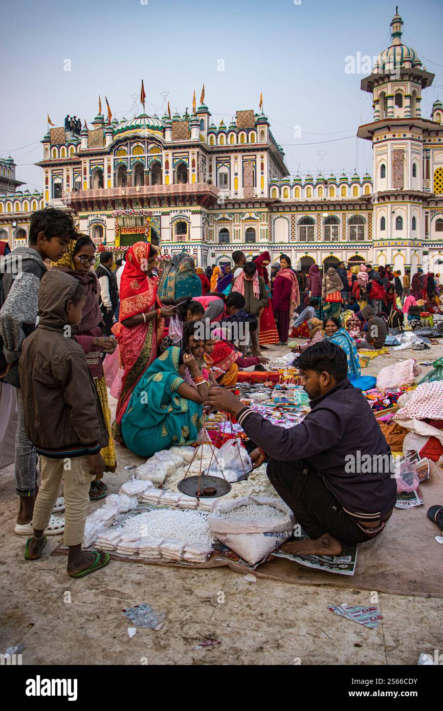 Hustle bustle around Janaki Temple the next day of Bibaha Panchami ...
