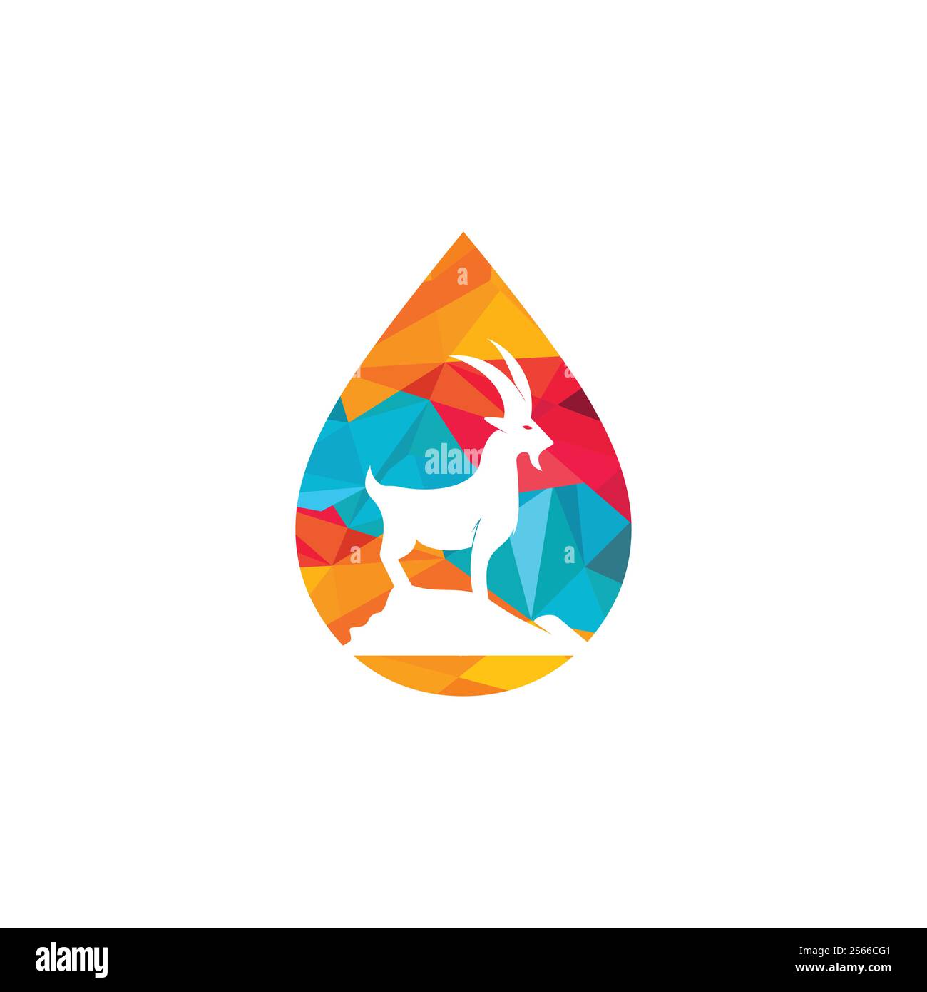 Goat sheep head ranch Stock Vector Images - Alamy