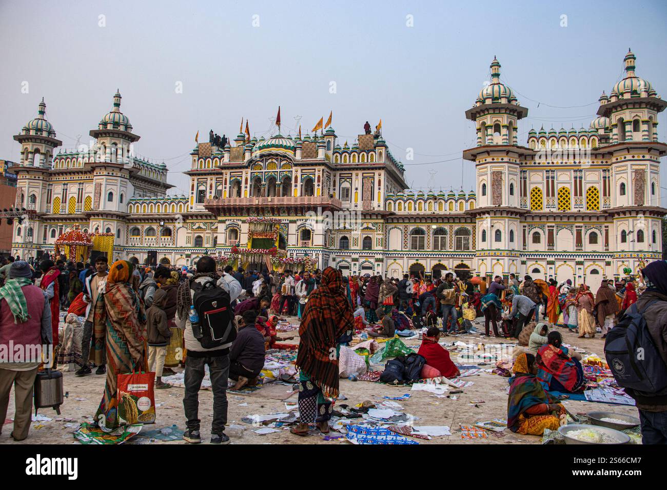 Hustle bustle around Janaki Temple the next day of Bibaha Panchami ...
