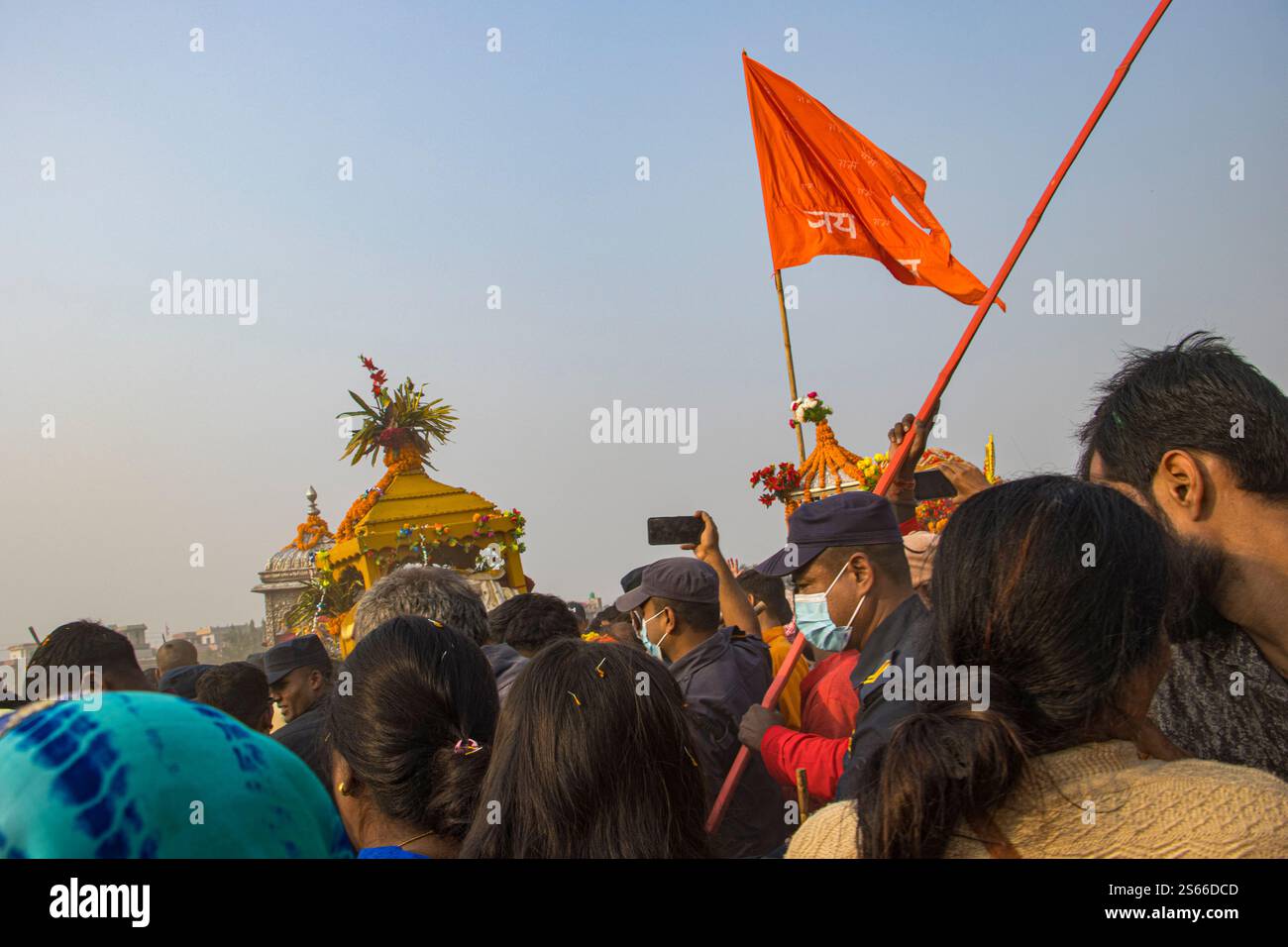 Sita Palanquin (silver) from Janaki Temple circumambulates the Ram ...