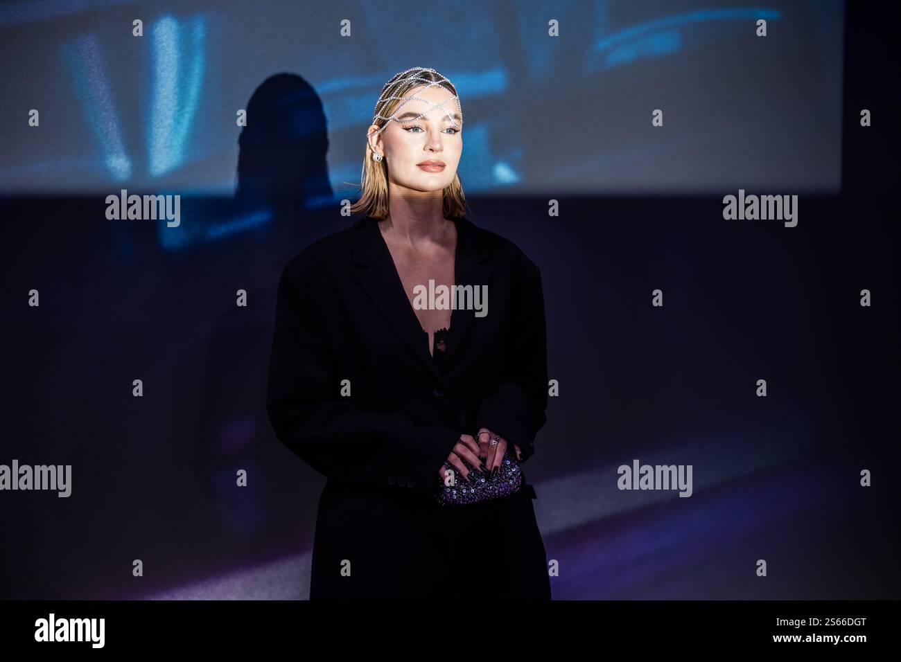 Berlin, Germany. 15th Jan, 2025. Mareike Beluga, model, attends the ...