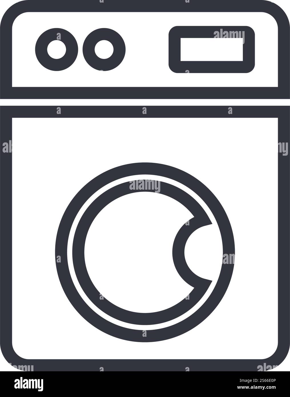 washing machine logo illustration template design Stock Vector Image ...